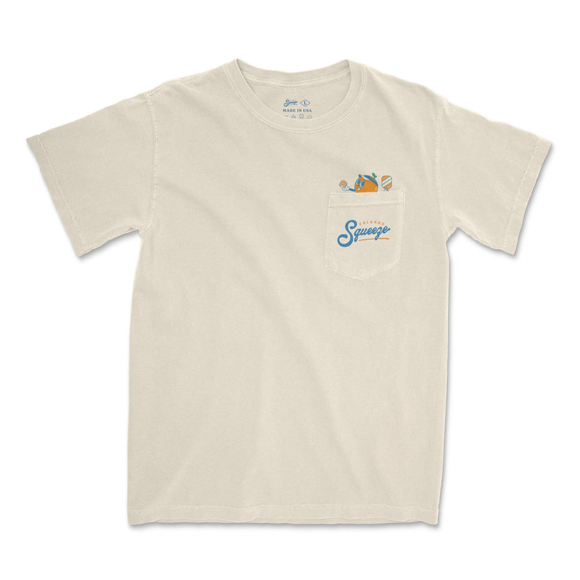 Orlando Squeeze Lil Squeezy Pocket Tee Ivory